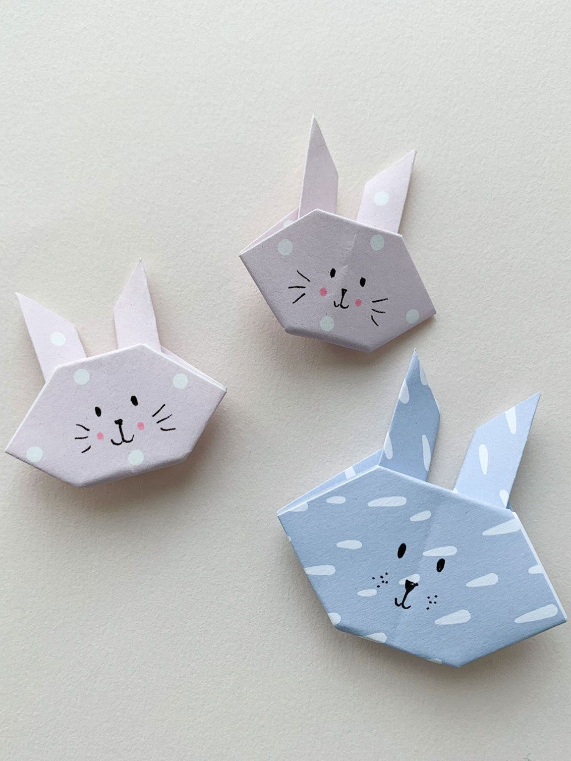 Origami-Häsli zu Ostern – feines