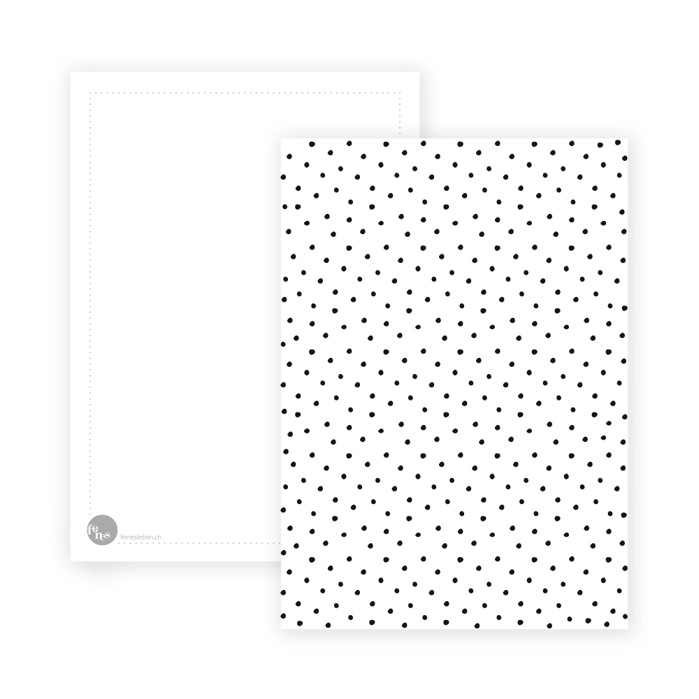 Postkarte Muster – feines